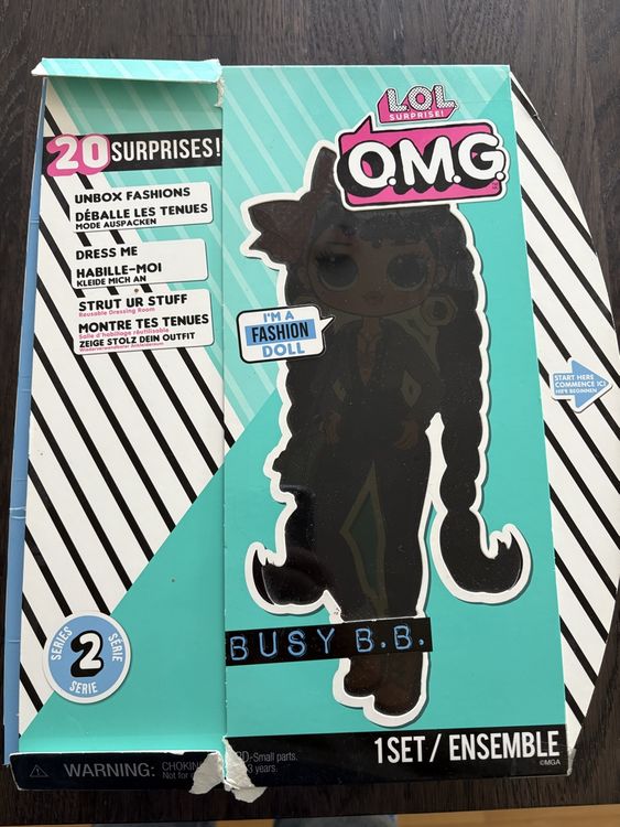 LOL OMG Busy B.B. Fashion Doll - Series 2 - Cool Look! (Gebraucht) in ...