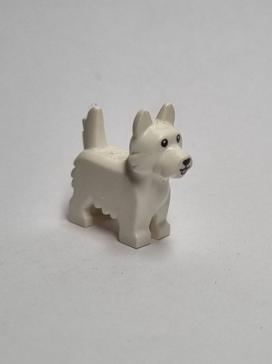 LEGO 26078pb001 White Dog, Terrier with Black Eyes and Nose | Kaufen ...