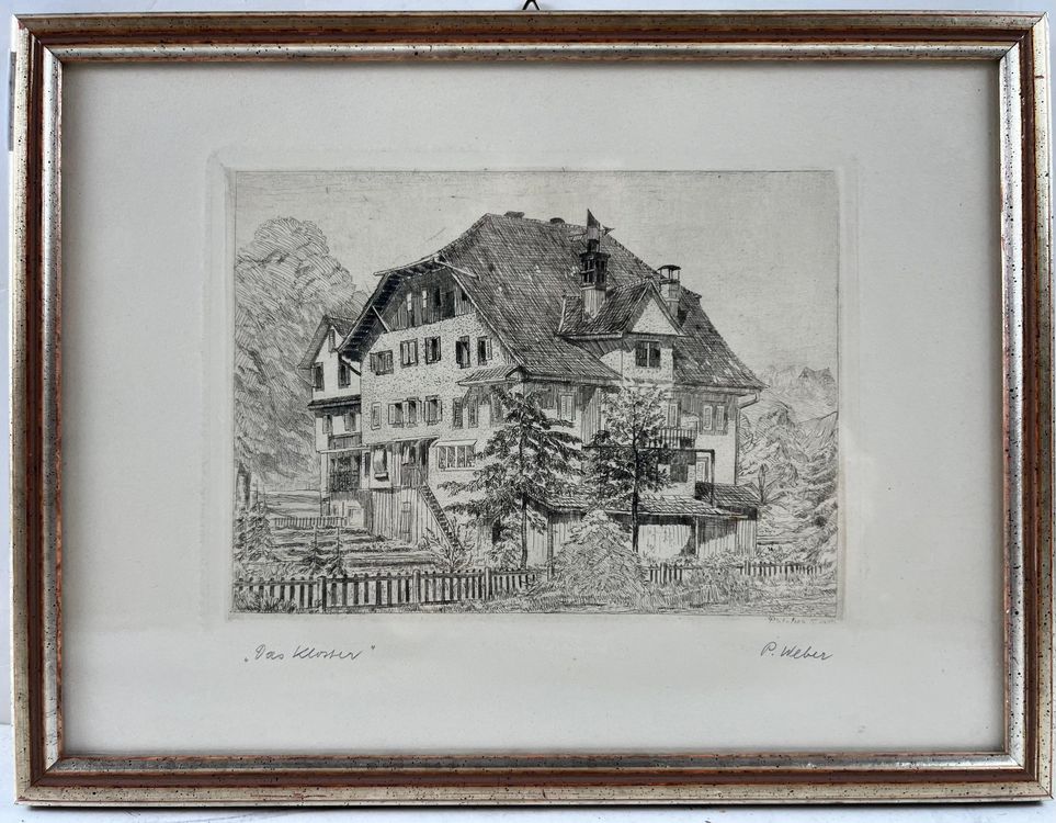 Peter Weber (1914-2012) Radierung Handsigniert. (Gebraucht) in ...