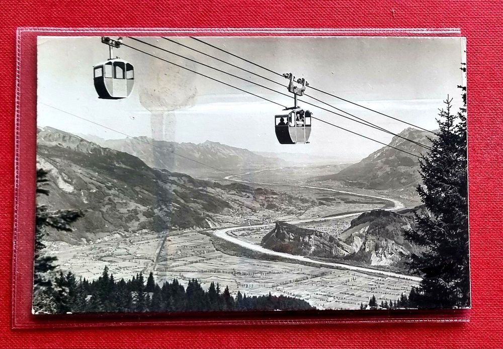 Bergbahn Bad Ragaz - Piz Sol - Blick ins Rheintal -1959 (Gebraucht) in ...