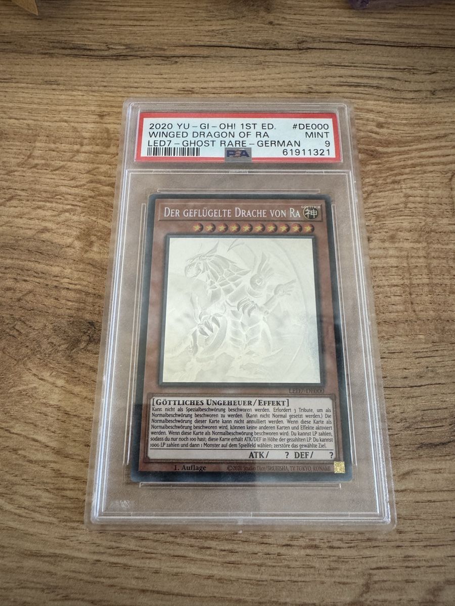 Yu-Gi-Oh! - Der geflügelte Drache von Ra Ghost Rare 1st Psa9 (Neu (gemäss Beschreibung)) in ...