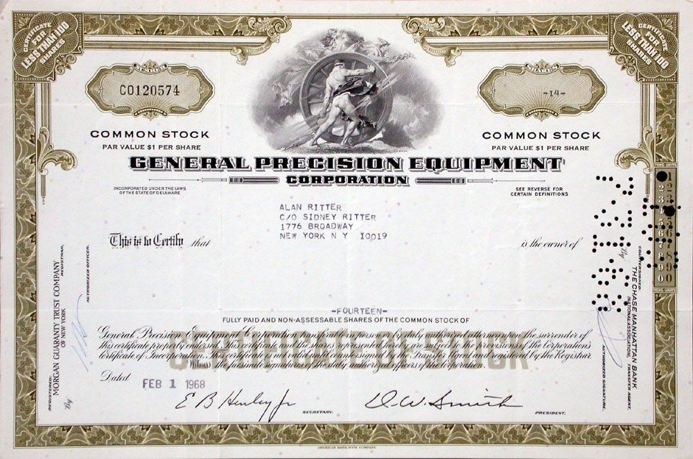 General Precision Equipment Corporation - 1968 (Gebraucht) in für CHF 4 ...