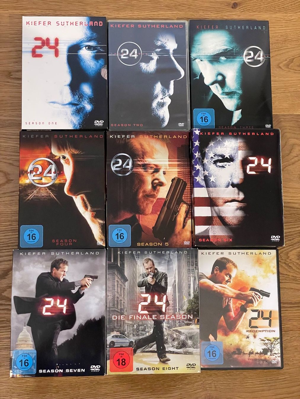DVD Box - 24 - Jack Bauer - komplette Serie 1-8 + Redemption (Gebraucht ...