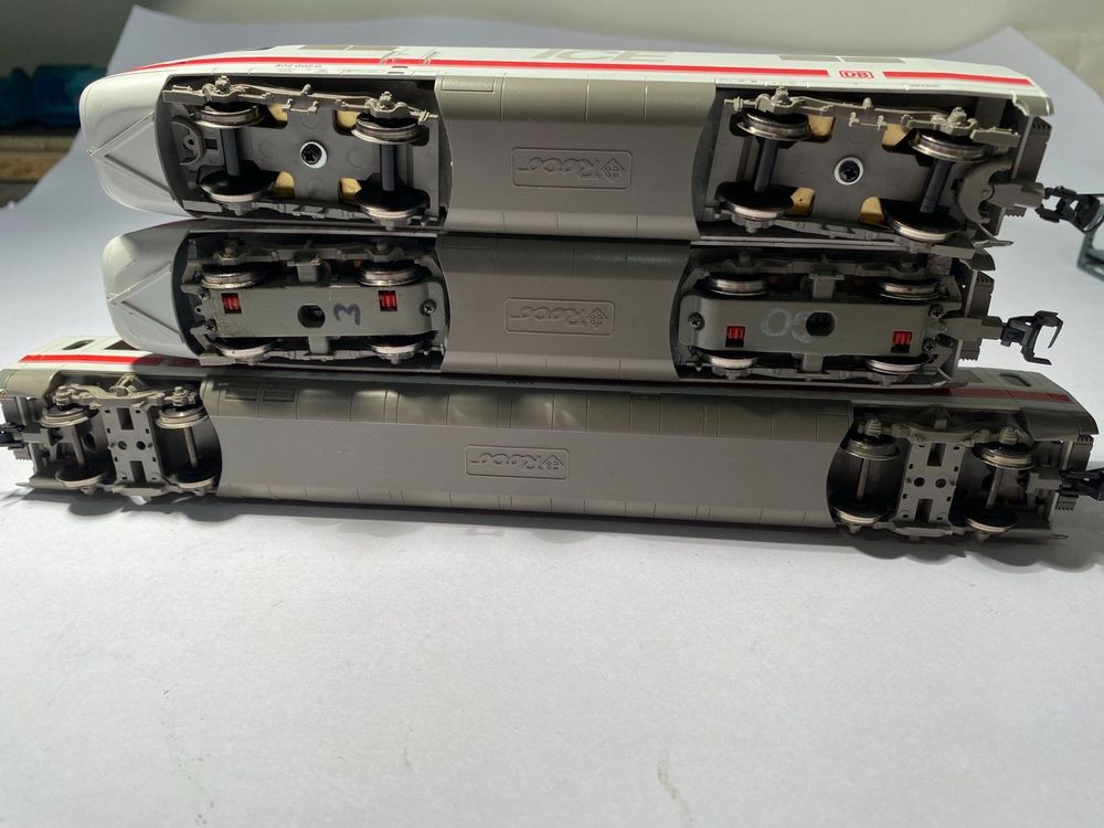 ROCO ICE1 DB 3Tlg (Lok+ 2kl Wagon+ Steuerwagen), DC Digital (Gebraucht ...