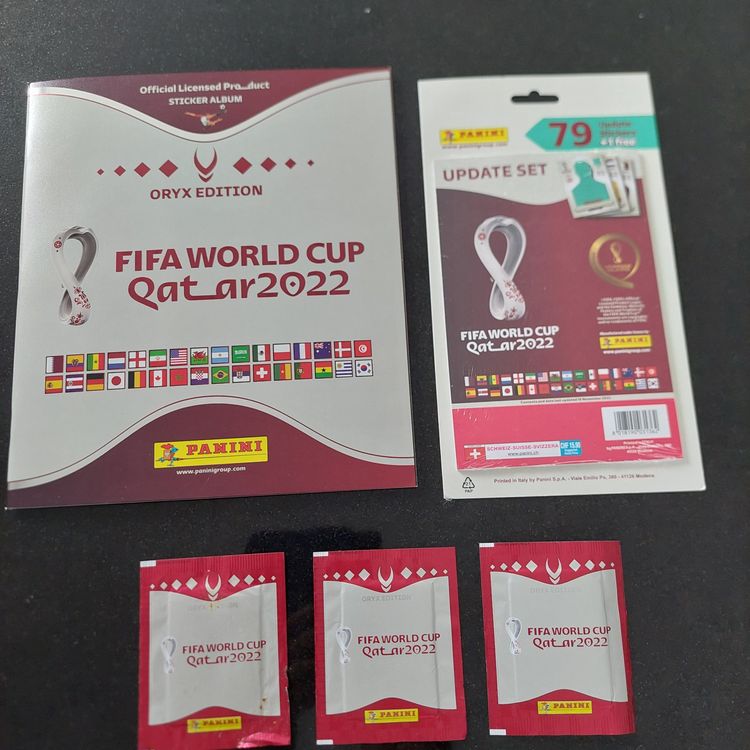 QATAR 2022 PANINI ALBUM (LEER) + UPDATE SET | Kaufen auf Ricardo