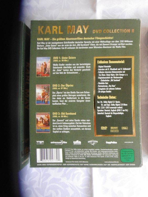 Karl May DVD Collection 1-3 (Gebraucht) in Walenstadt für CHF 15 – mit ...
