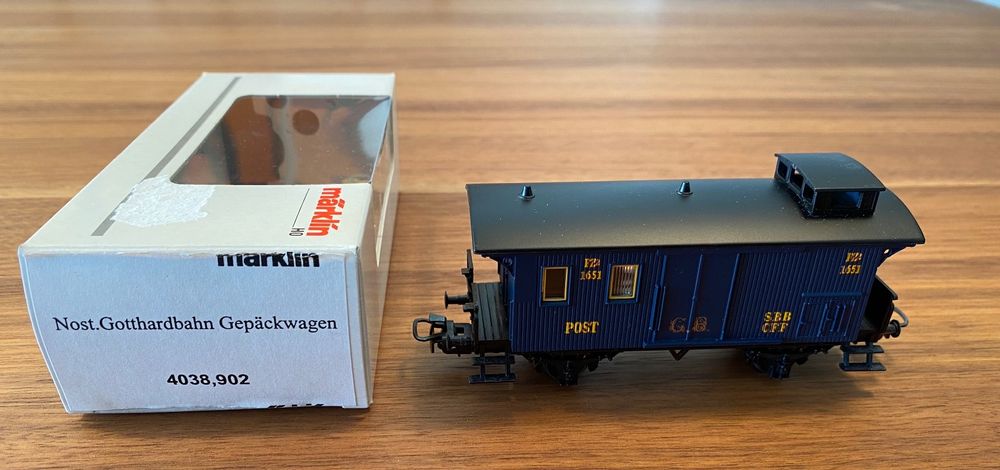 Märklin Gotthardbahn GB Gepäckwagen | Kaufen auf Ricardo
