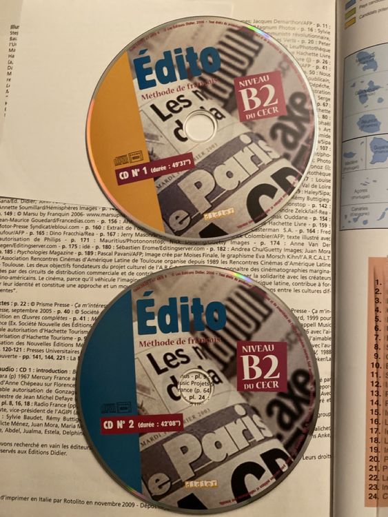 Édito B2 Méthode de français avec 2 CD audio 📚 (Gebraucht) in Worb für ...
