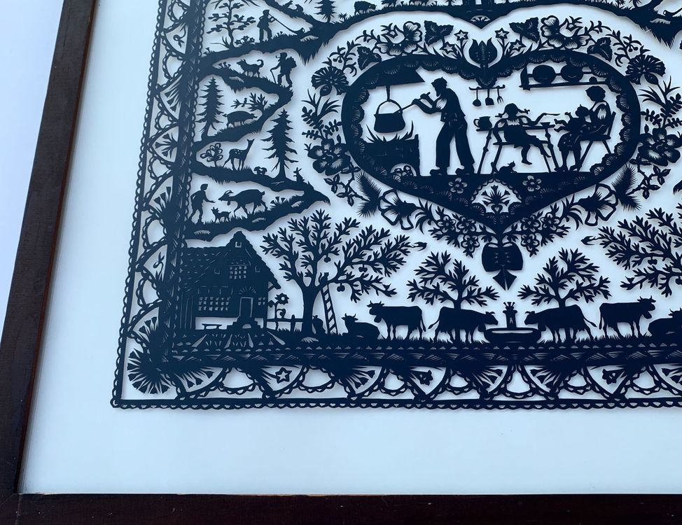 Heidi Widmer grosser Scherenschnitt | Kaufen auf Ricardo