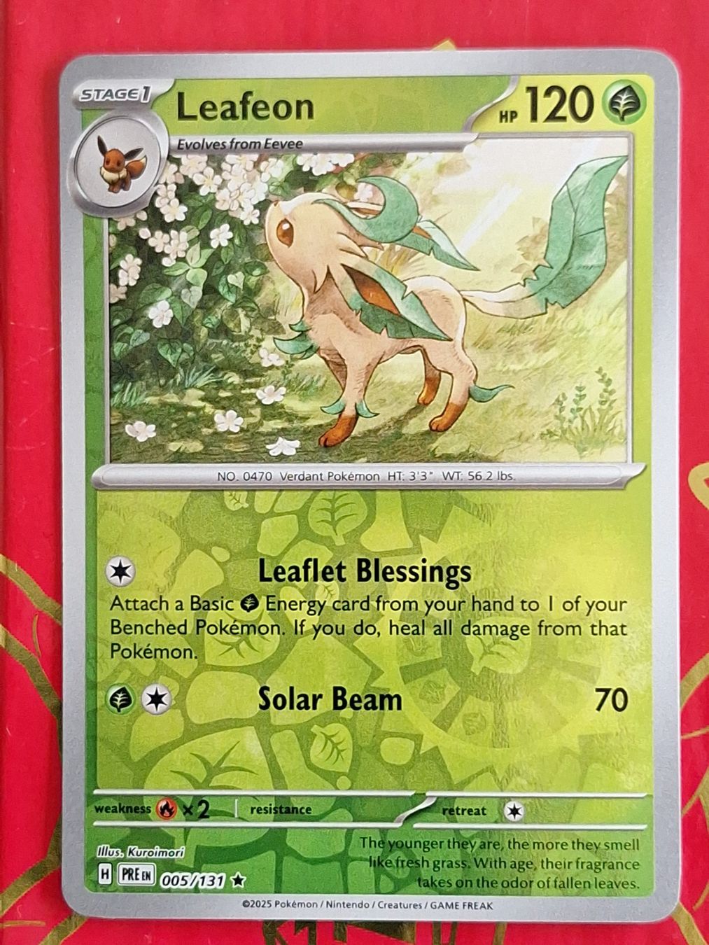 Leafeon - Reverse Holo Pokemon Prismatic Evolution (Gebraucht) in ...
