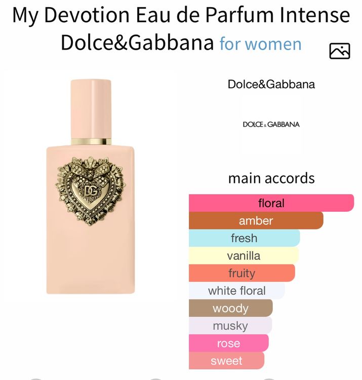 Dolce&Gabbana My Devotion Eau de Parfum Intense 50ml (Gebraucht) in Zürich für CHF 45 – mit ...