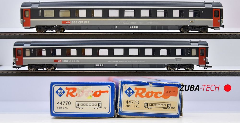 2x Roco EW IV Personenwagen EuroCity SBB H0 GS mit OVP (Gebraucht) in St. Gallen für CHF 114 ...