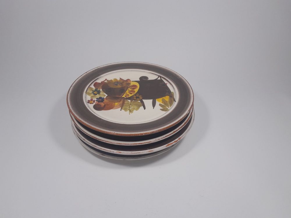 4 Vintage Willy Steinlin Keramik Teller (Gebraucht) in Männedorf für ...