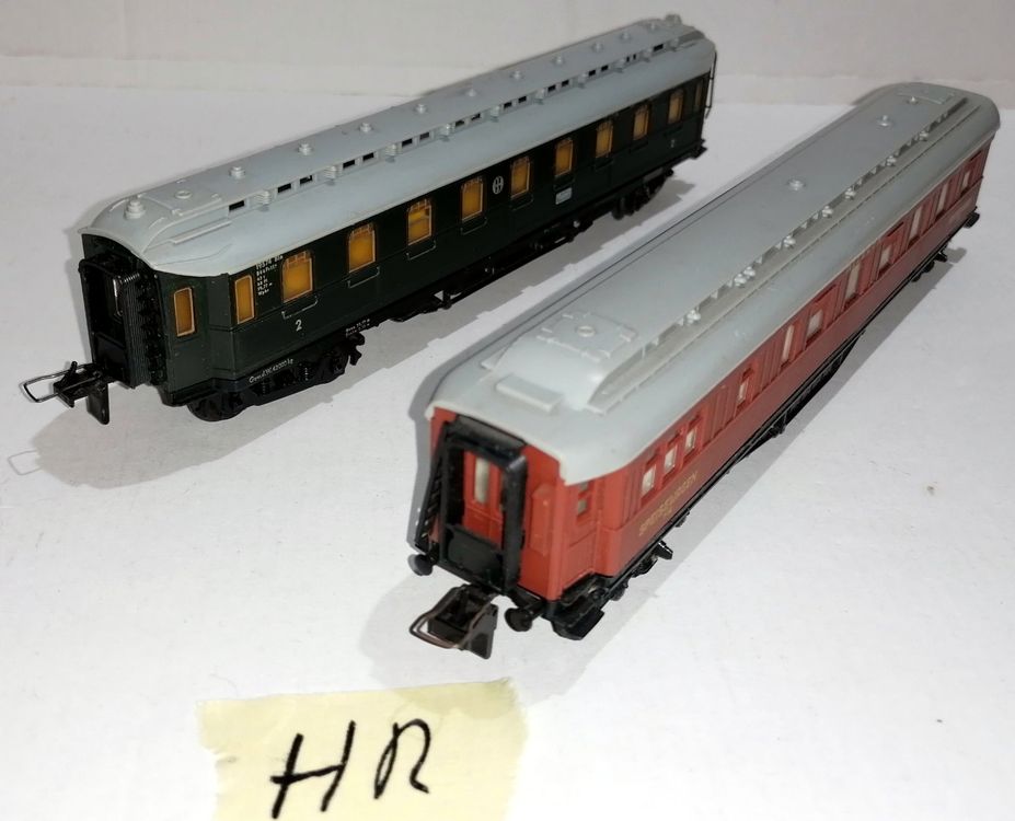 HR) Schnellzug Personenwagen und Speisewagen, Trix Express (Gebraucht) in Brittnau für CHF 15 ...