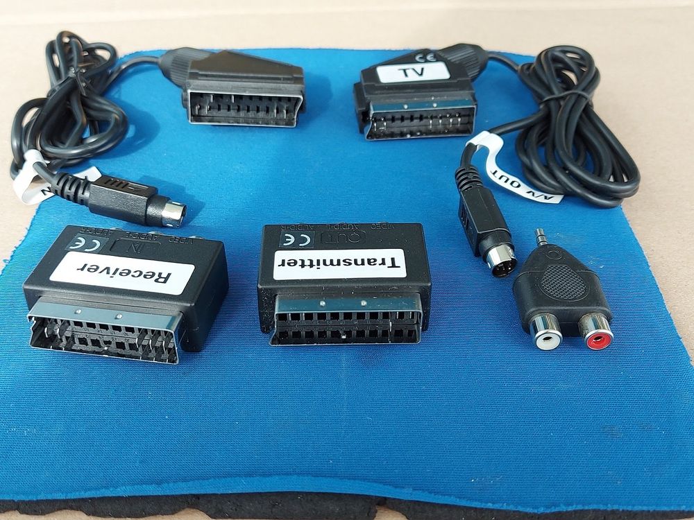Scart, S-Video, Adapter zu TV Funk Bildübertragungssystem (Neu (gemäss ...