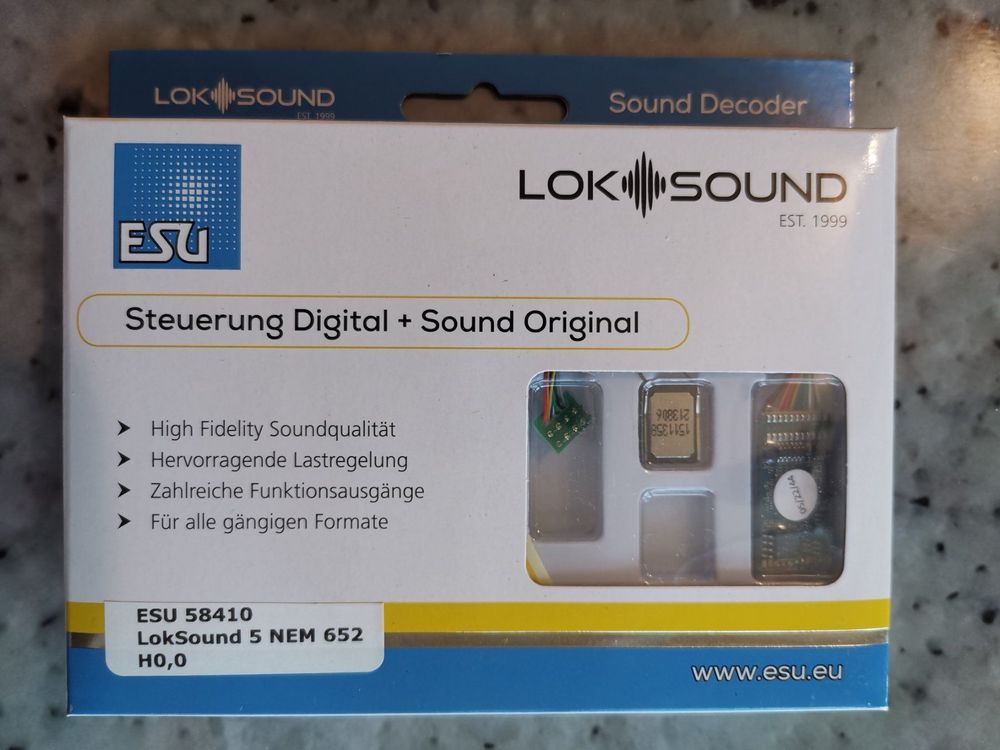 ESU 58410 LokSound 5 NEM 652 H0,0 | Kaufen auf Ricardo