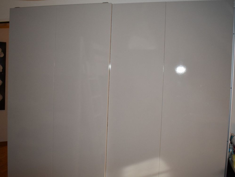Erstaunlich Ikea Kleiderschrank Hochglanz Grau Fotos