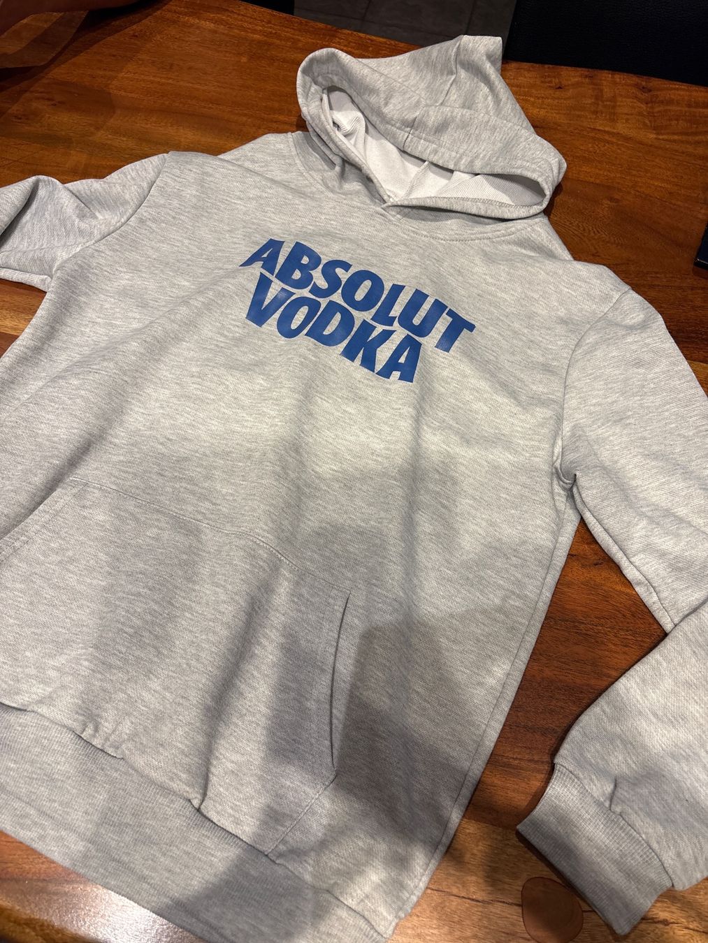Absolut Vodka Hoodie, Grau, Winter-Look, Top Zustand! (Gebraucht) in ...