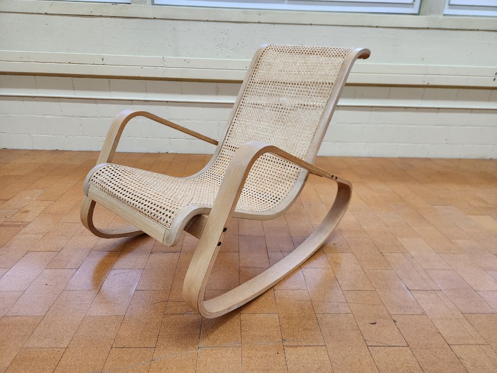 Luigi Crassevig Dondolo designer Schaukelstuhl aus Bugholz (Gebraucht) in Lichtensteig für CHF ...