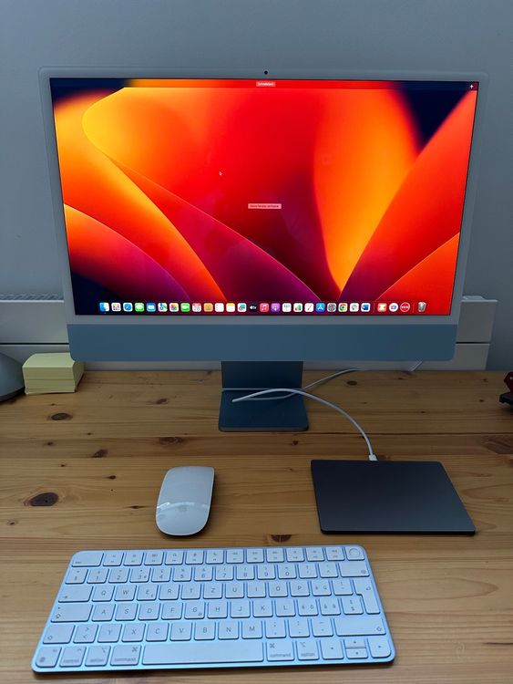 Apple iMac 24" M1 512GB 16GB blue | Kaufen auf Ricardo
