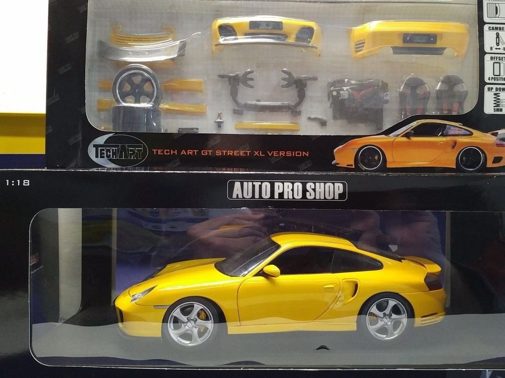 PORSCHE 911 TURBO + KIT TECHART 1:18 | Acheter sur Ricardo