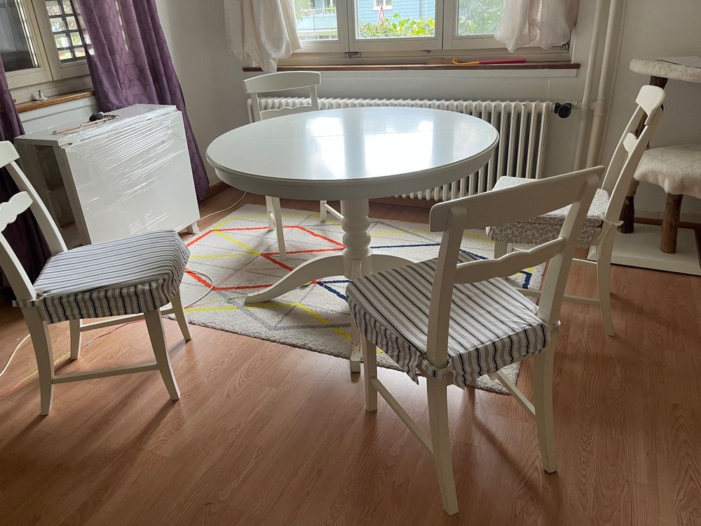 Runder Tisch Mit 4 Sthlen