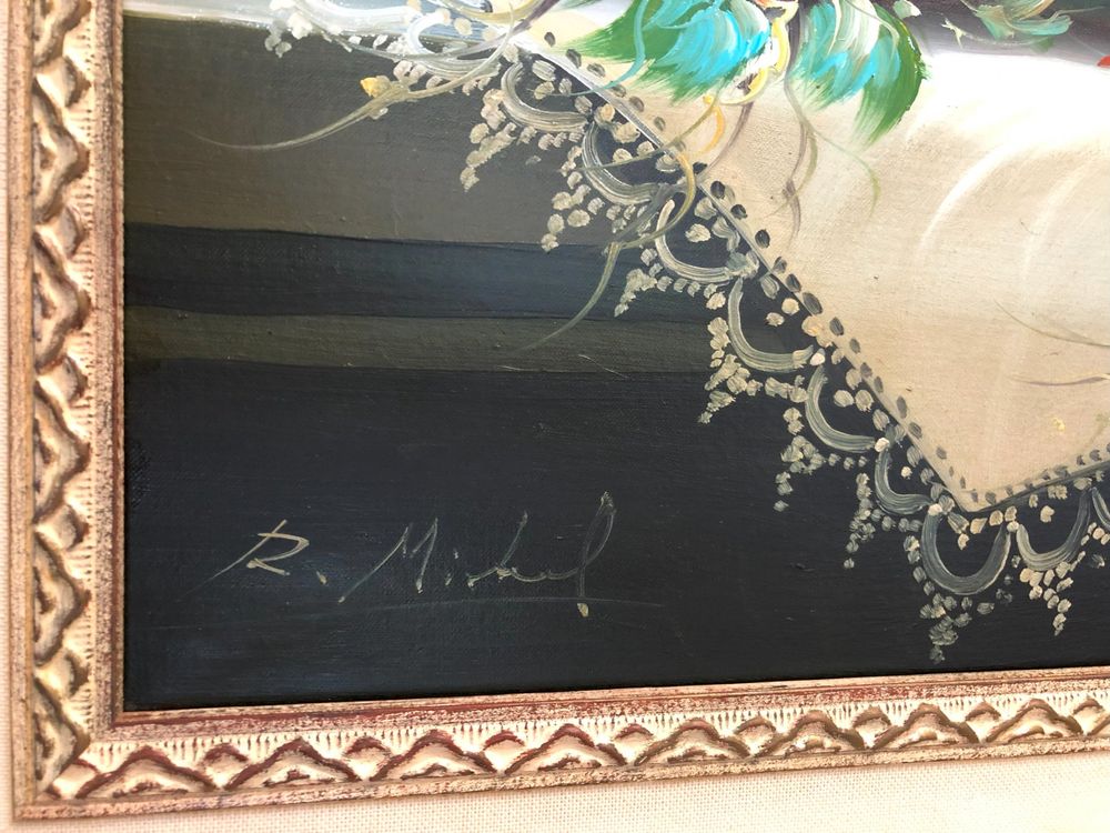 Stilleben Öl Gemälde, sehr gross, 75 cm breit x 66 cm hoch (Gebraucht ...