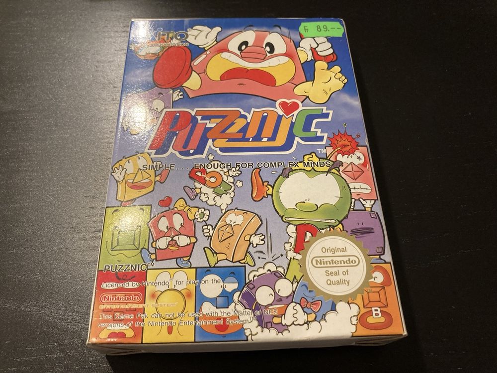 Puzznic NEU / unbespielt Pal B Nintendo ( NES ) CIB | Kaufen auf Ricardo
