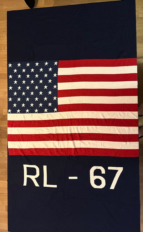 Polo Ralph Lauren - USA Flag 1967 Throw Blanket - Rar | Kaufen auf Ricardo