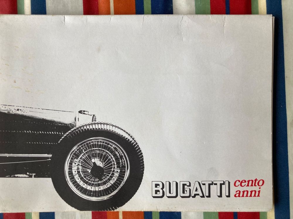 Bugatti Cento Anni Jubiläumsschrift - Seltenes Sammlerstück (Gebraucht ...