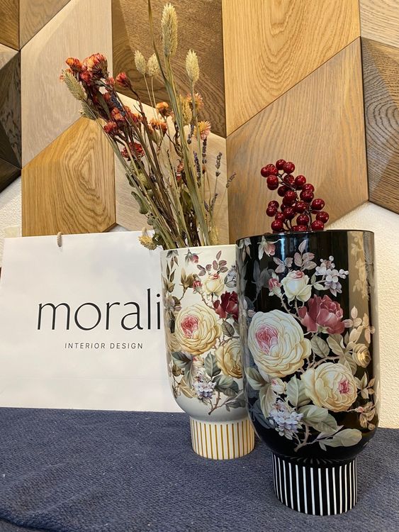 Vasen Duo in Schwarz und Weiss von KARE | Kaufen auf Ricardo