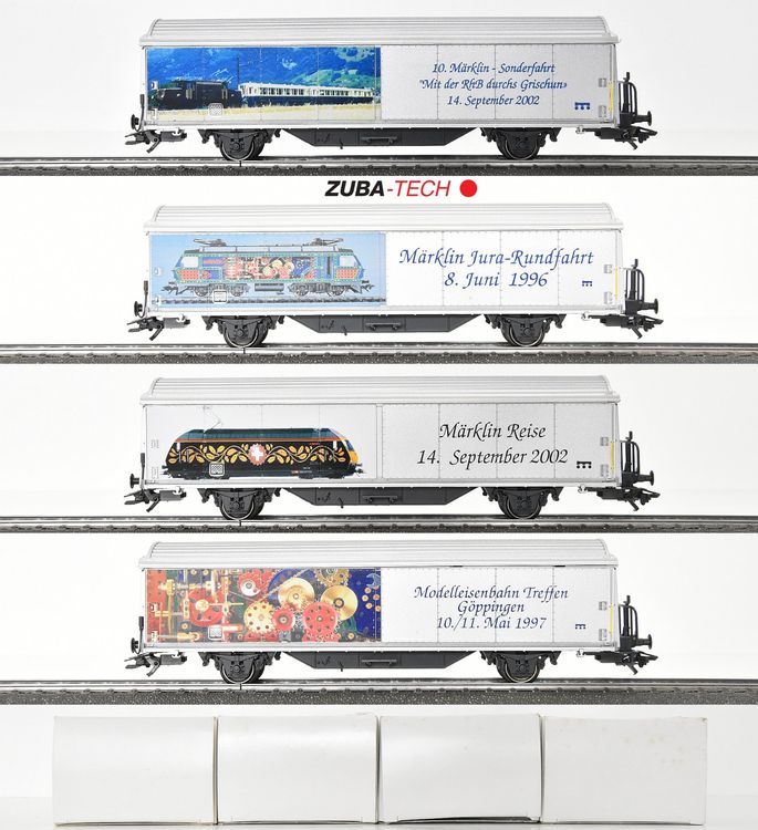 Roco 4x Schiebewandwagen der SBB H0 GS mit OVP (Gebraucht) in St. Gallen für CHF 57 – mit ...