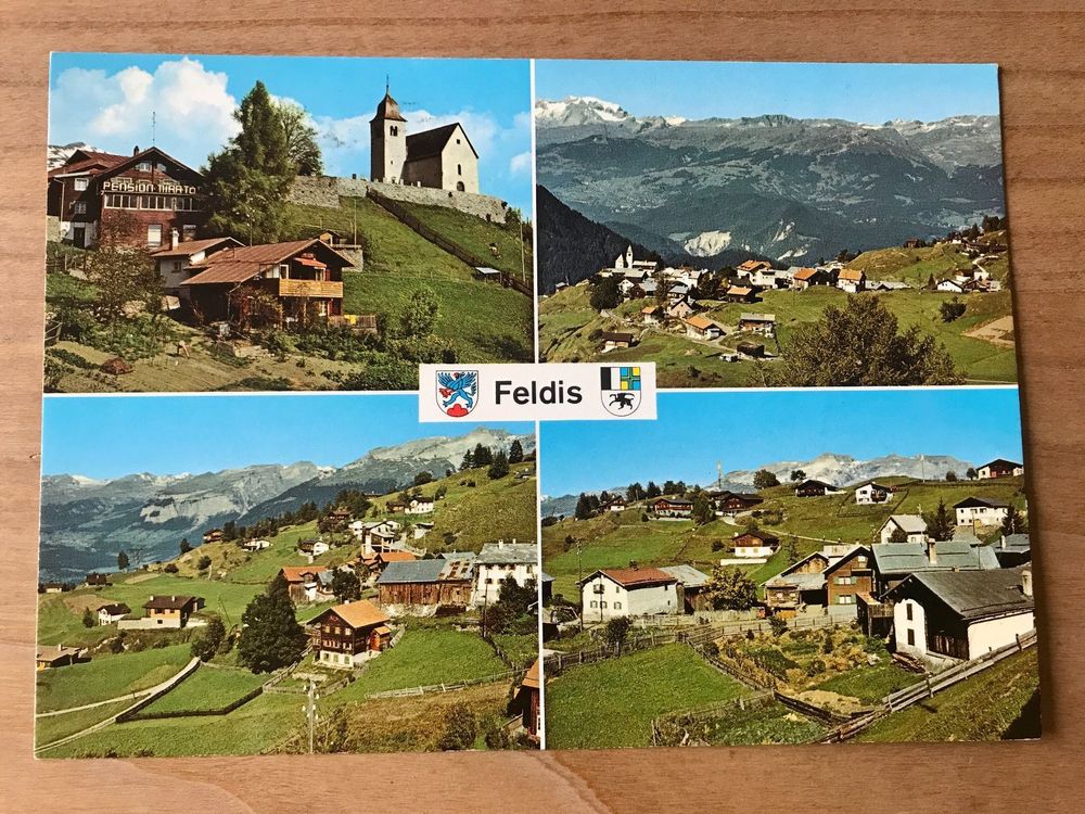 4-Bild AK Feldis, 1983 | Kaufen auf Ricardo