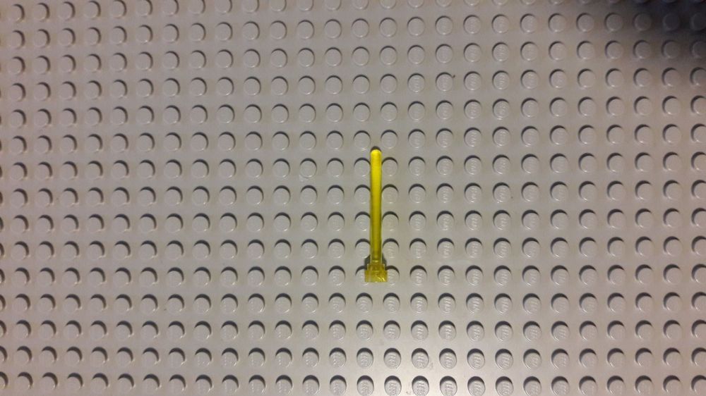 LEGO Space - Trans-Yellow Antenna 1 x 4 (Defekt) in Muhen für CHF 3.5 ...