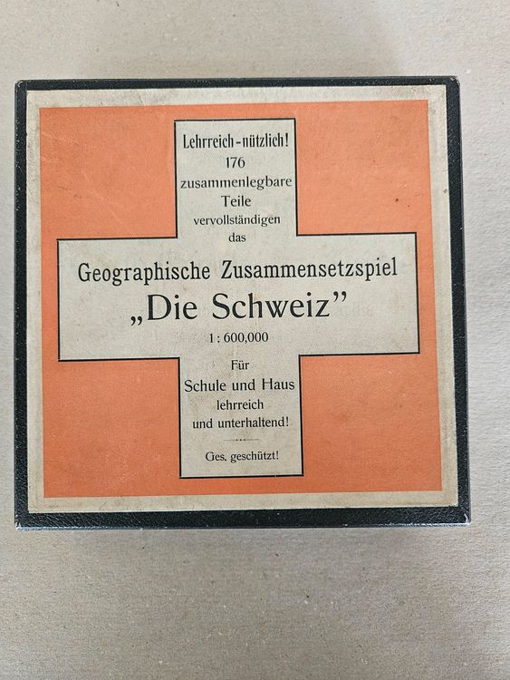 Antikes Zusammensetzspiel " Die Schweiz" (Gebraucht) in Wisen SO für CHF 10 – mit Lieferung auf ...