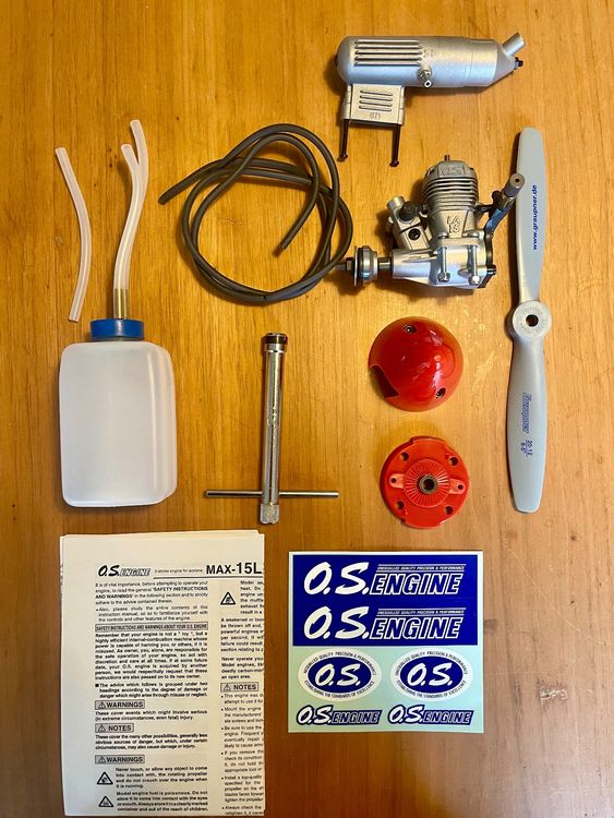 Motor OS MAX-15LA silver (ungebraucht) | Kaufen auf Ricardo