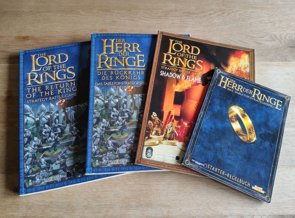 Vier "Herr der Ringe"-Regelbücher - Tabletop (Gebraucht) in Zofingen ...