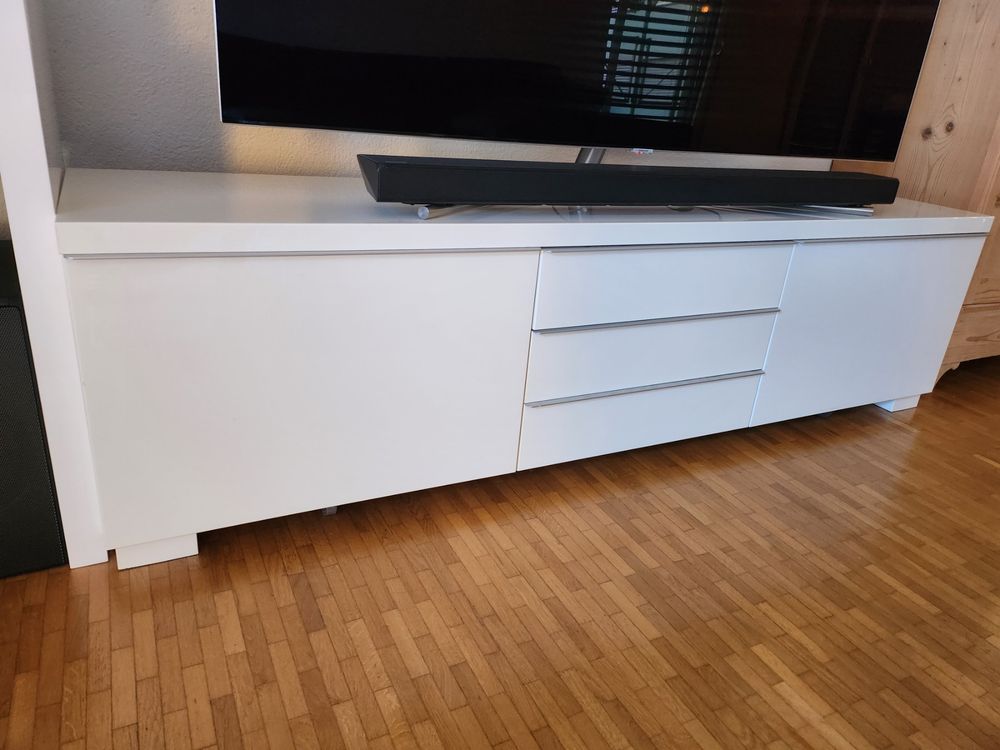 Imagedetailikea Tv Bank Unterschrank Wei Weiss Hochglanz Besta Burs In 2022 09 01152235