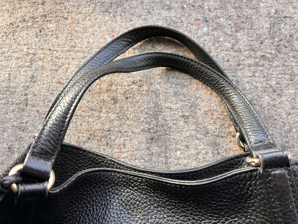 GUCCI Soho black leather big Shopper Handtasche gross (Gebraucht) in ...