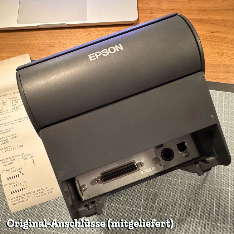 Epson TM-88V Thermodrucker & neues UB-E04 Ethernet Modul (Gebraucht) in ...