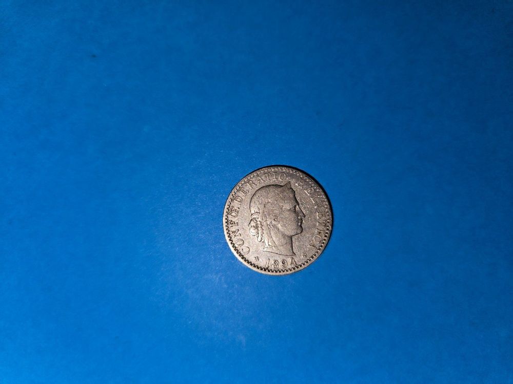 20 Rappen 1894 (Gebraucht) in Trachslau für CHF 1 – mit Lieferung auf Ricardo kaufen