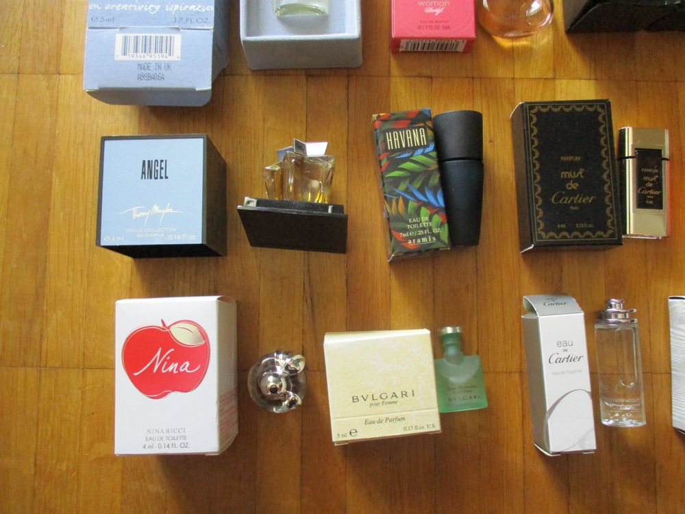 Lot de parfums miniatures: Chanel, Cartier, Nina Ricci... | Kaufen auf ...