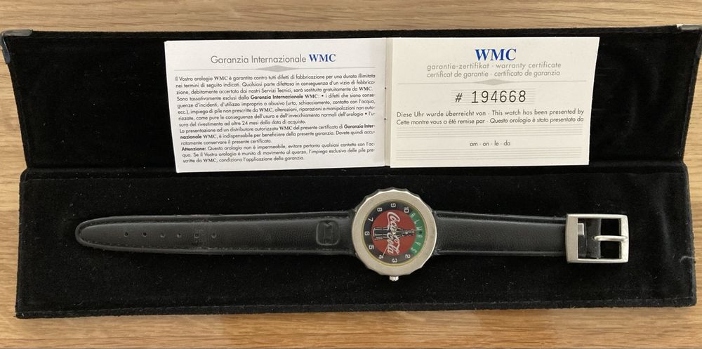 Vintage Coca-Cola Sammleruhr WMC Timepieces, Neuwertig | Kaufen auf Ricardo