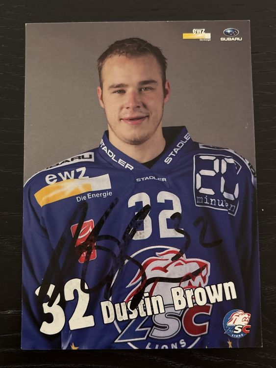 Signierte Karte Dustin Brown ZSC Lions (Gebraucht) in Uetendorf für CHF ...