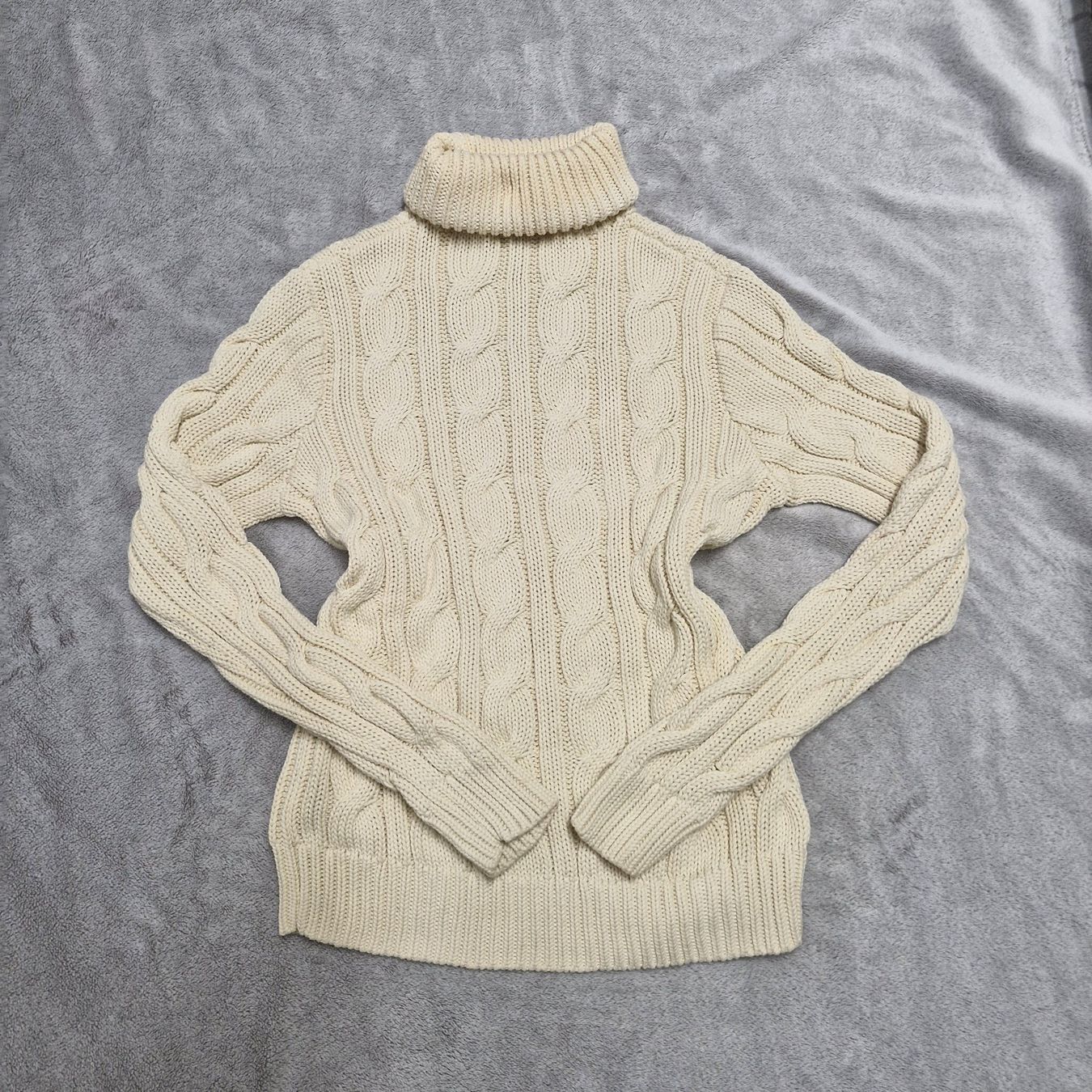 Pull Ralph Lauren Col Roulé Crème, taille L-M (D'occasion) à Marin ...