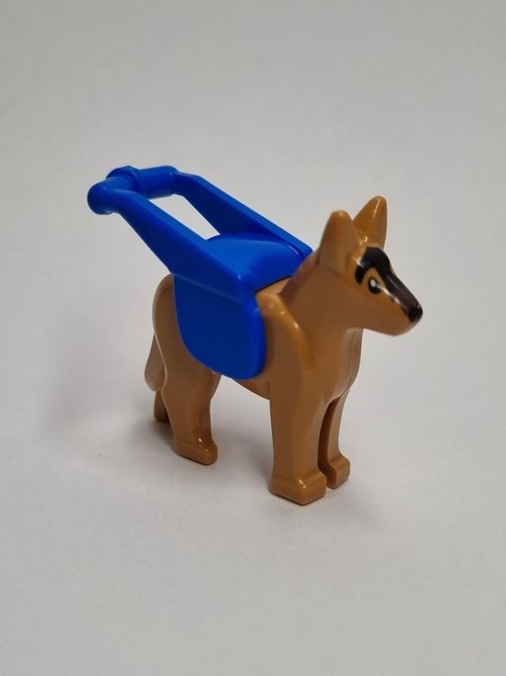 LEGO 92586pb01 Dog with Blue Guide Dog Harness (Neu (gemäss ...