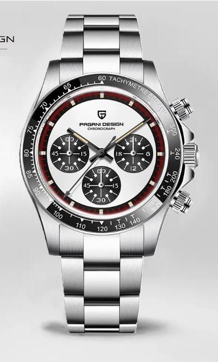 Pagani Design PD-1676 Seiko VK63 Uhrwerk Chronograph Saphir (Neu und ...