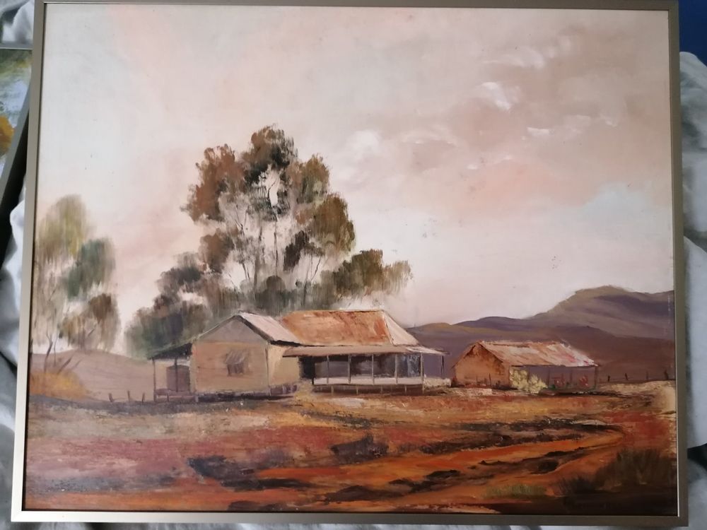 Bild gemalt von Bricknell. Australische Landschaft. | Kaufen auf Ricardo