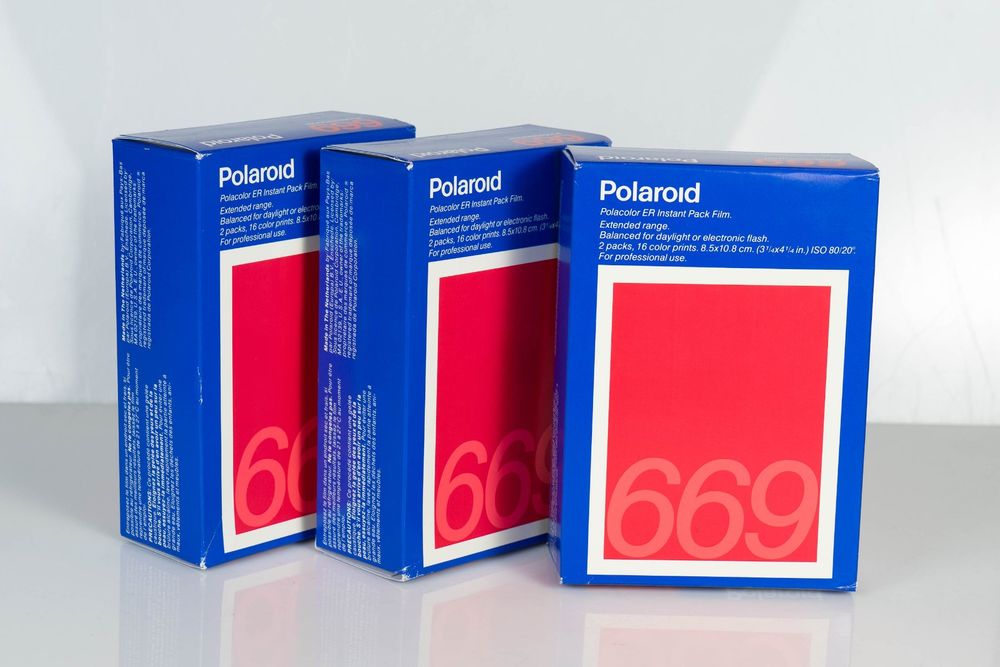 Selten: 3x Polaroid Film 669 (Schachteln sind versiegelt) (Gebraucht ...