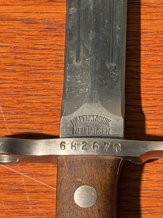 SWISS BAYONET FOR THE 1889 MODEL (Gebraucht) in Lausanne für CHF 150 ...